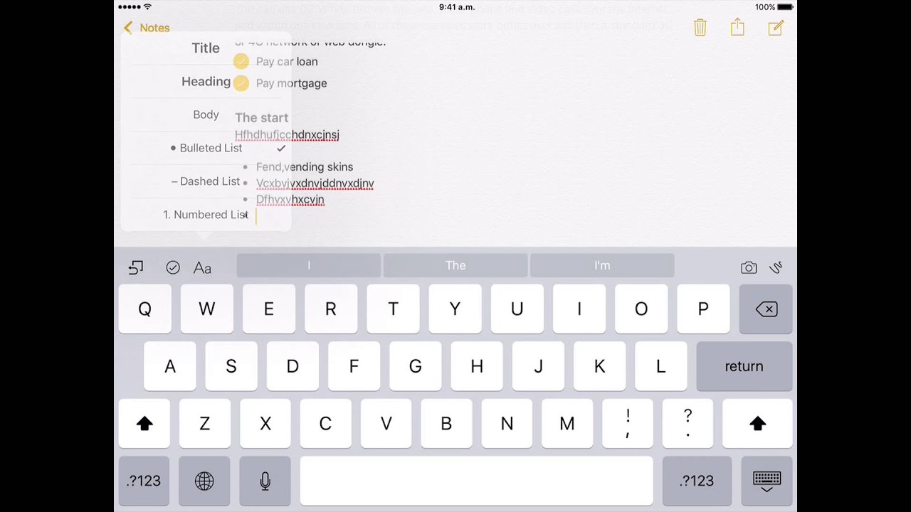 New keyboard options in iOS 9 on the iPad - YouTube