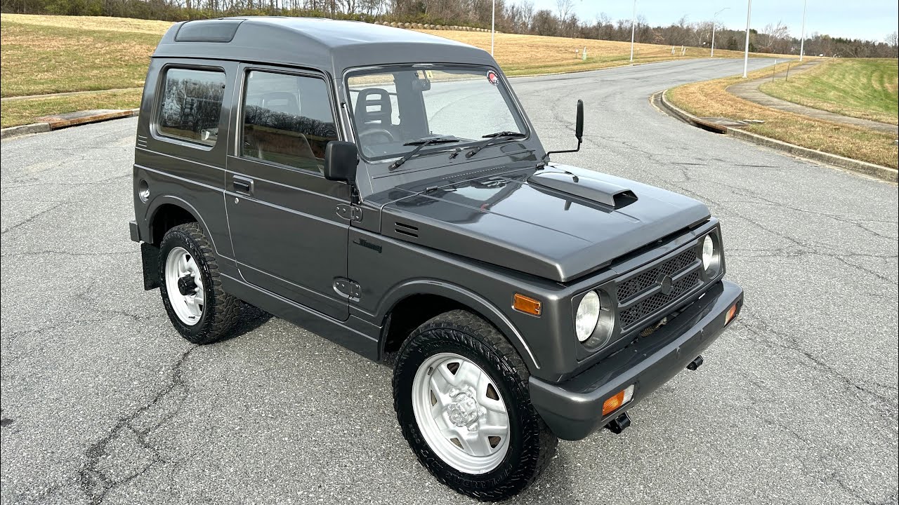 1994 SUZUKI JIMNY TURBO 4WD V-JA11V - TURBO - 5 SPEED - JDM - WALK AROUND - YouTube