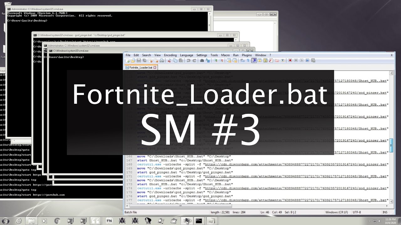 Fortnite_Loader.bat | SM #3 - YouTube