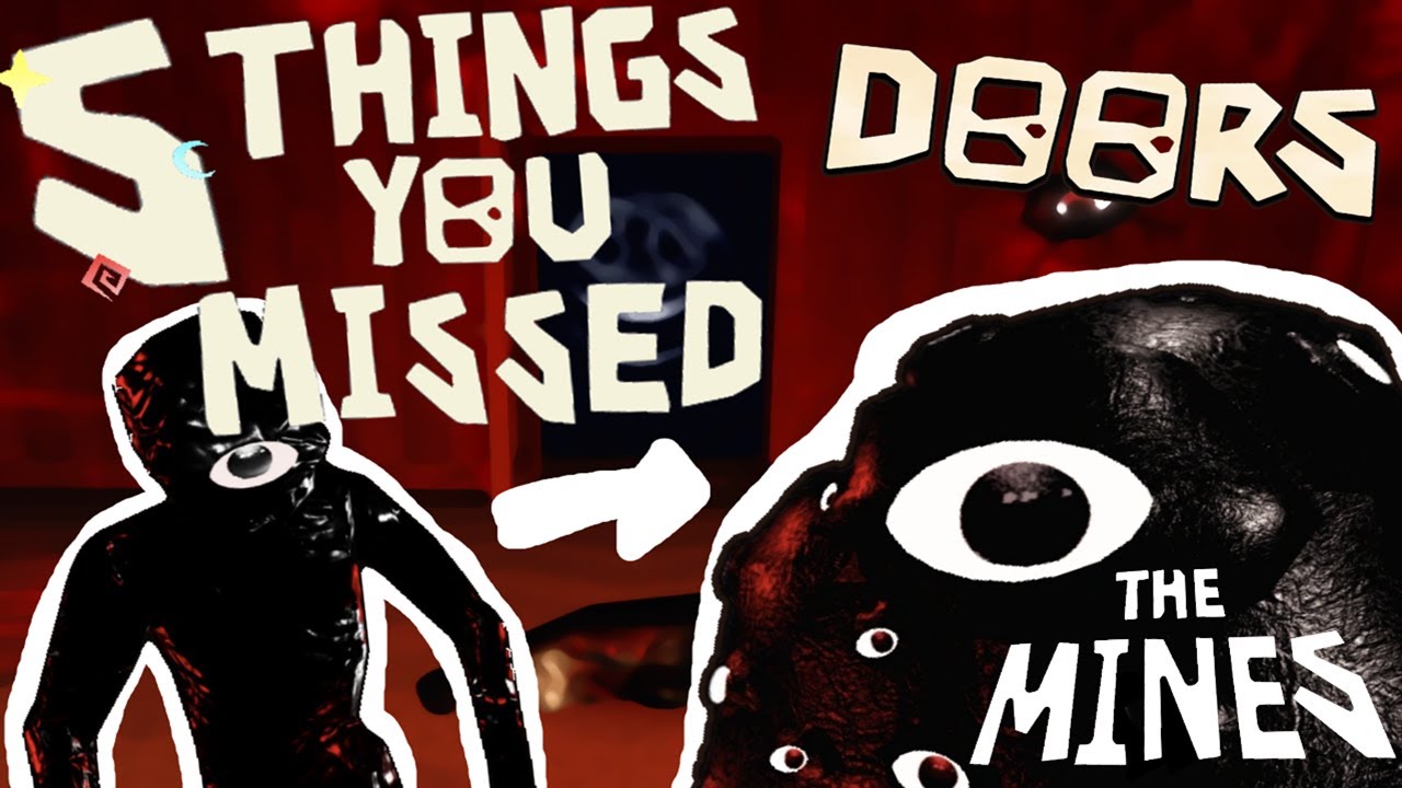 FIVE Things You Missed In THE MINES Update - DOORS FLOOR 2 - YouTube