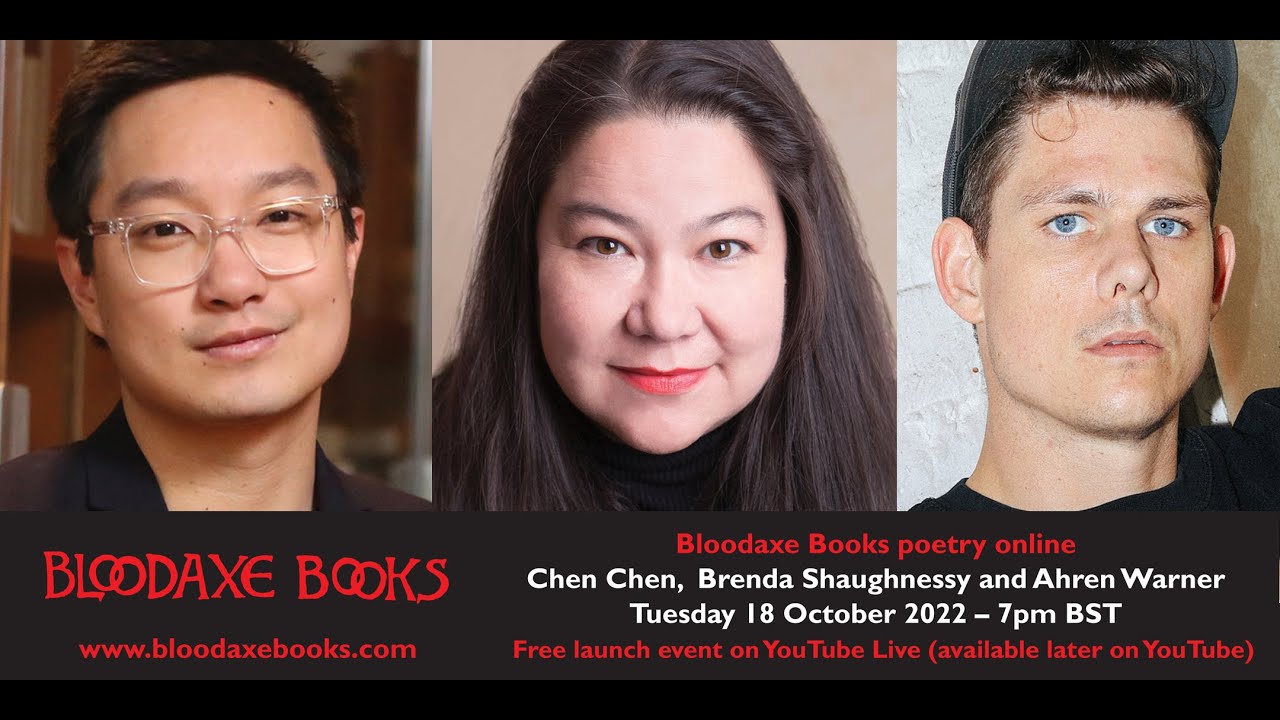 Launch reading by Chen Chen, Brenda Shaughnessy and Ahren Warner - YouTube