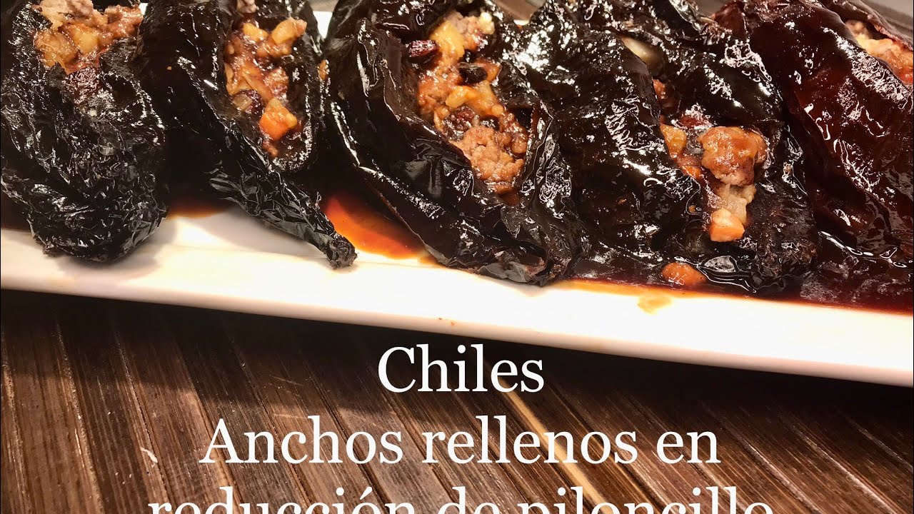 Chiles Anchos rellenos para las festividades - YouTube