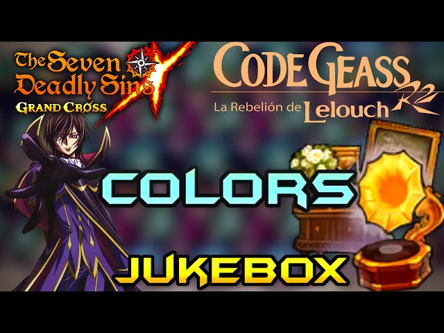 Colors from Code Geass - The Seven Deadly Sins: Grand Cross