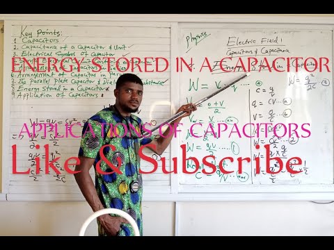 Energy Stored In A Capacitor: Static Electricity ( Electric Field 1 ...