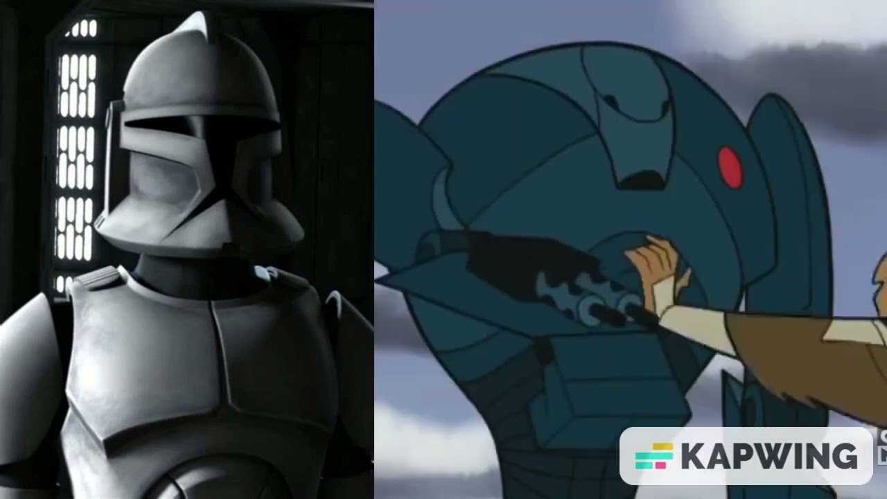 why the clone really punched the droid - YouTube