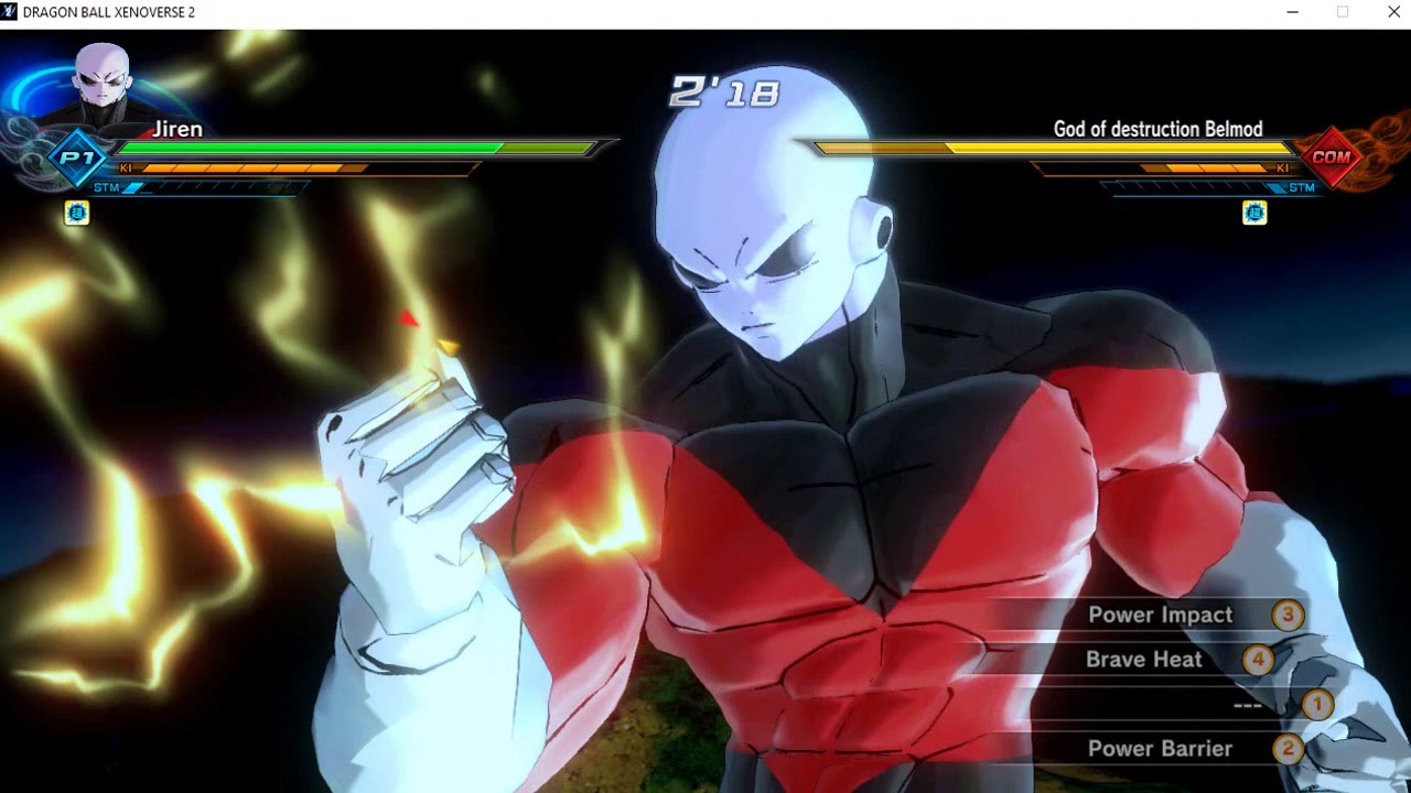 JIREN VS BELMOD REAL DESTROYER OF GODS / XENOVERSE 2 - YouTube