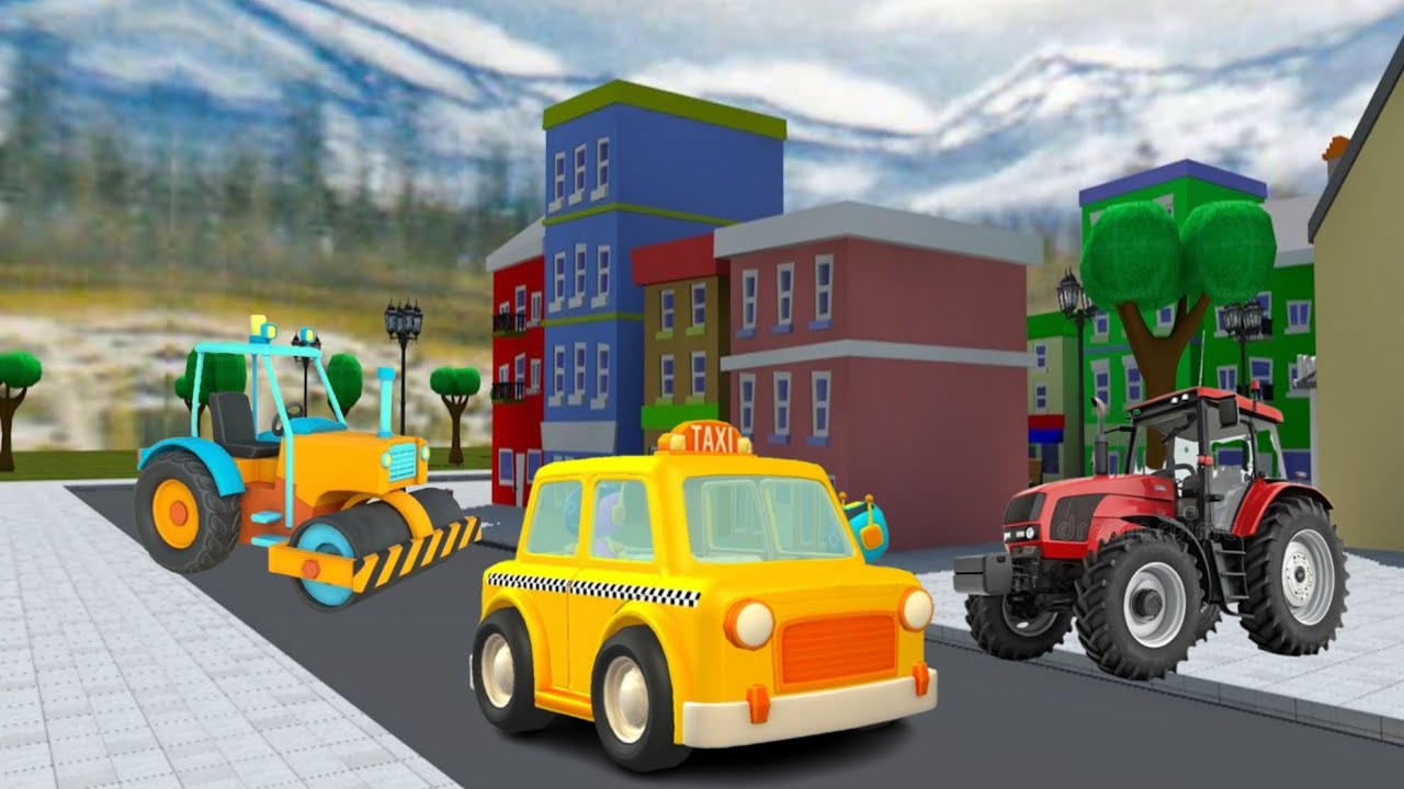 Gaadi wala cartoon 3d cartoon animation video rhymes - YouTube