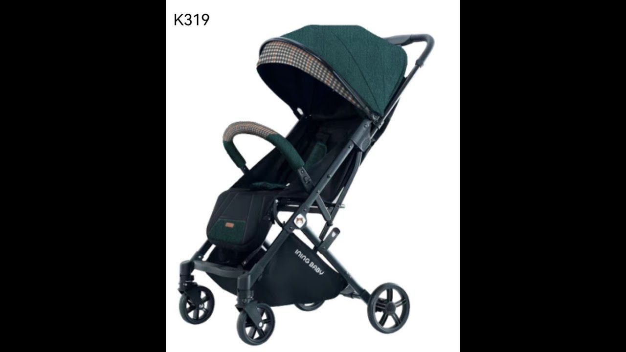 Review of strollers for children's walks Ining Baby K 319 - YouTube