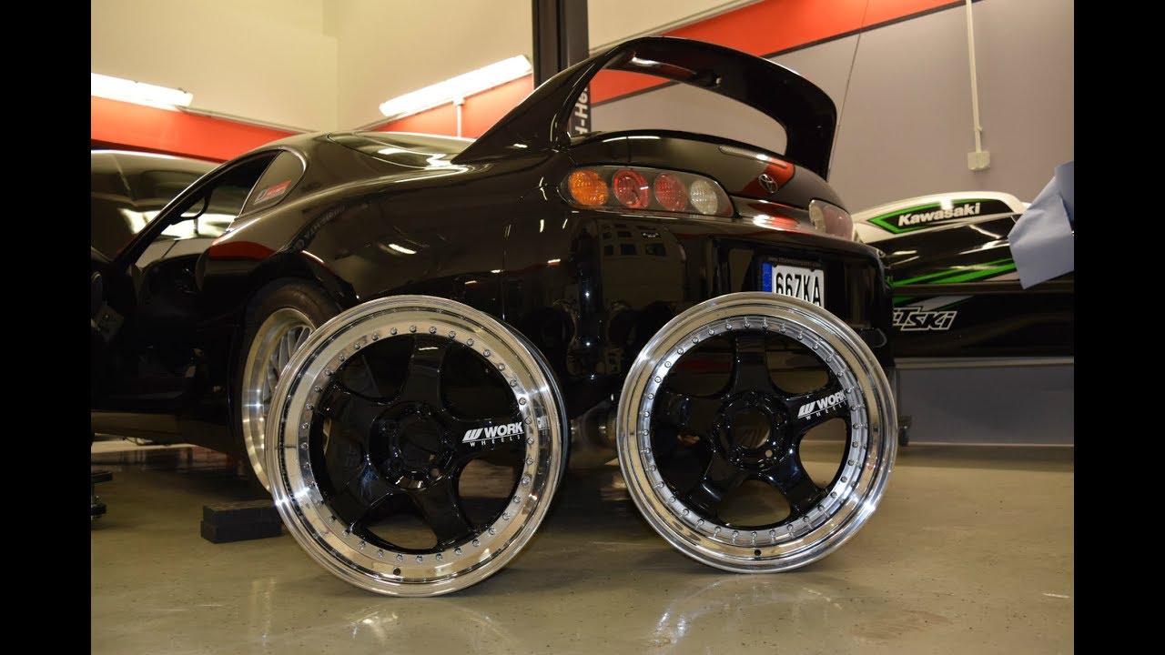 Supra got new rims! Work Meister S1 - YouTube