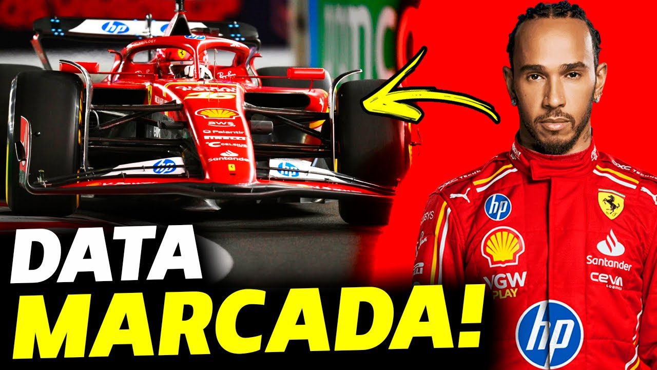 FERRARI CONFIRMA DATA DE ESTREIA DE HAMILTON PILOTANDO CARRO DA EQUIPE ...