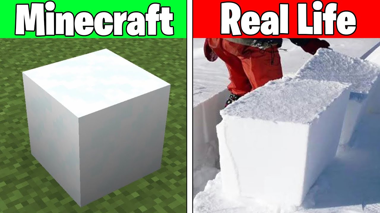 Realistic minecraft / Realistic water / lava / Slime block - YouTube