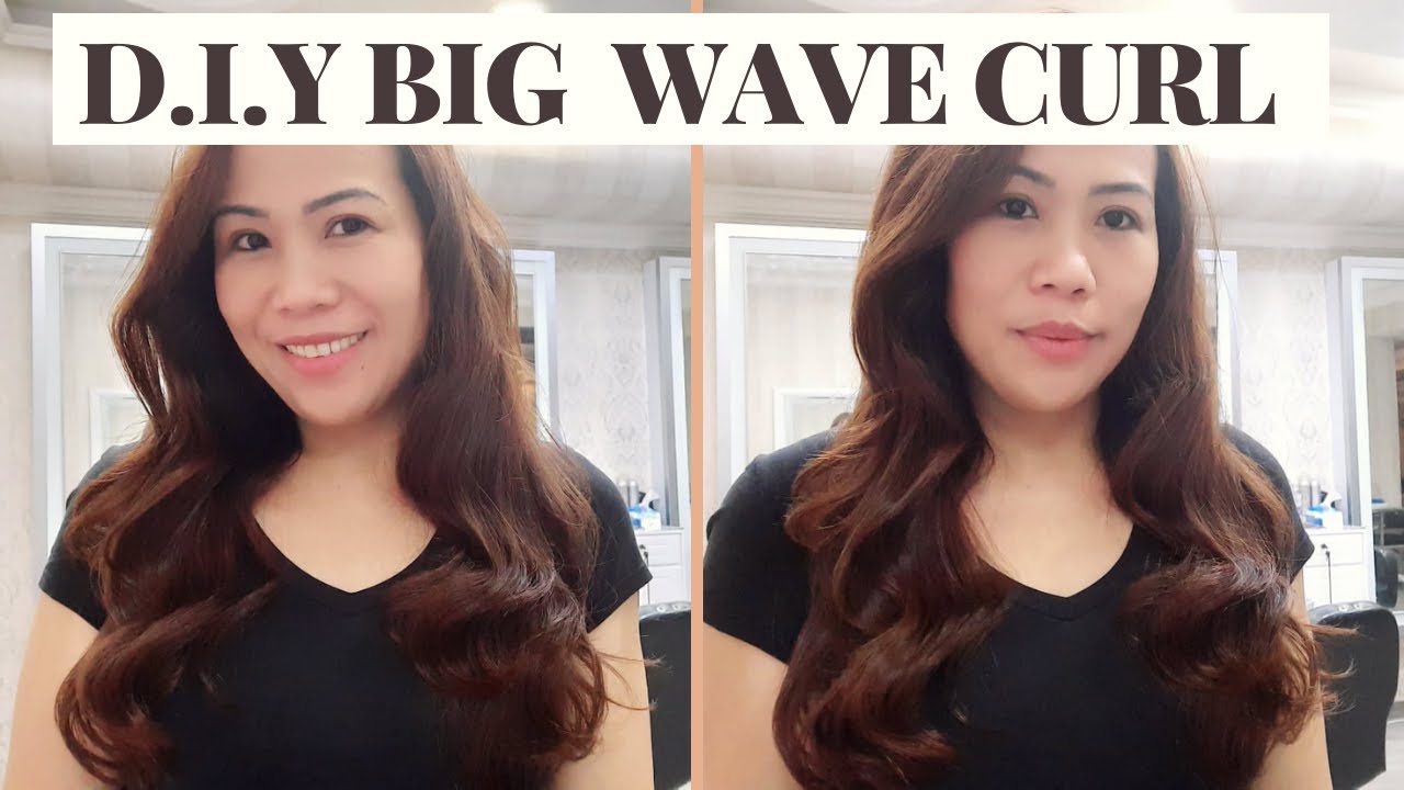 DIY Big Wave Curl - YouTube