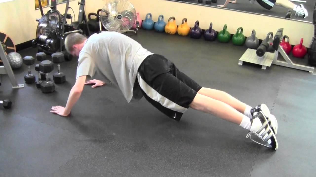 FMS Trunk Stability Push Up Test - YouTube