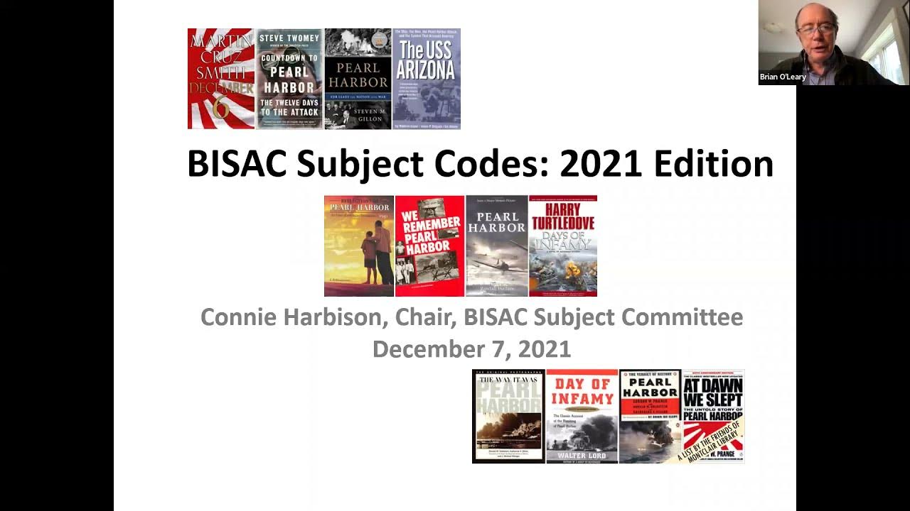 BISAC Subject Codes: 2021 Update - YouTube