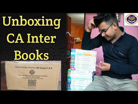CA Intermediate ICAI Books Unboxing ll For November 2022 & May 2023 ll ...
