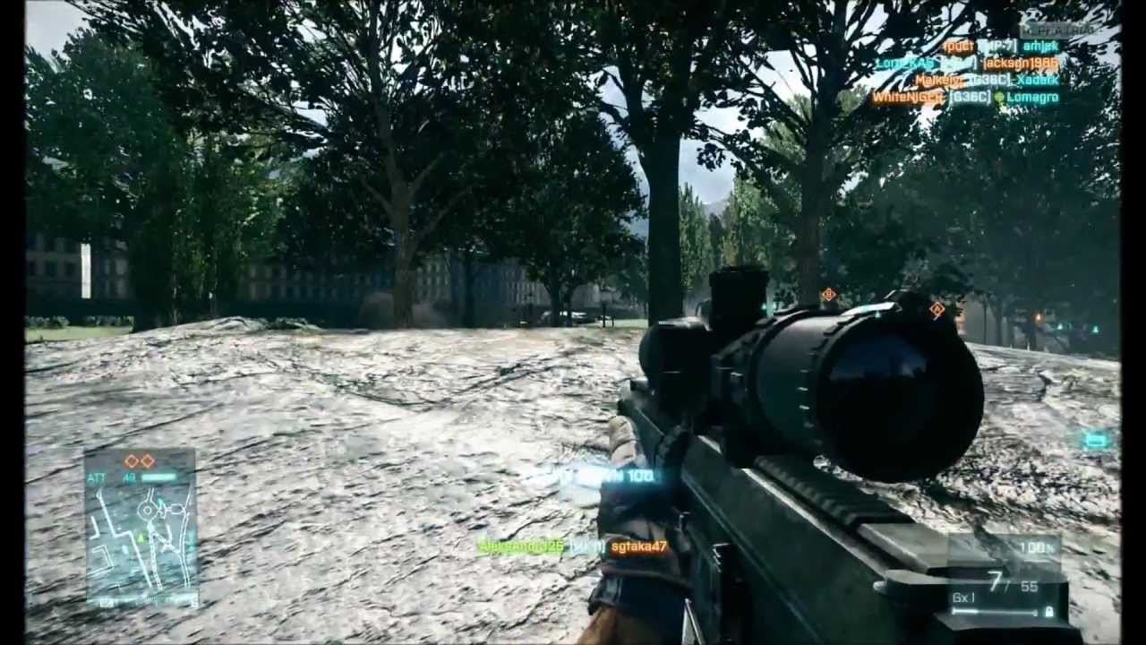 Battlefield 3 [Alpha] - SVD Multiplayer Gameplay [HD] - YouTube
