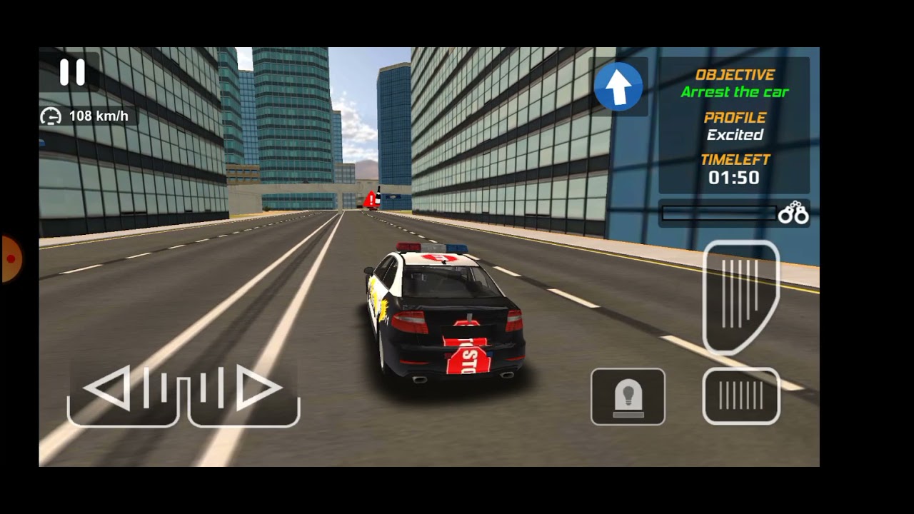 3D Police Car Chase Cop - Bank robber mission (by Game Pickle) - YouTube