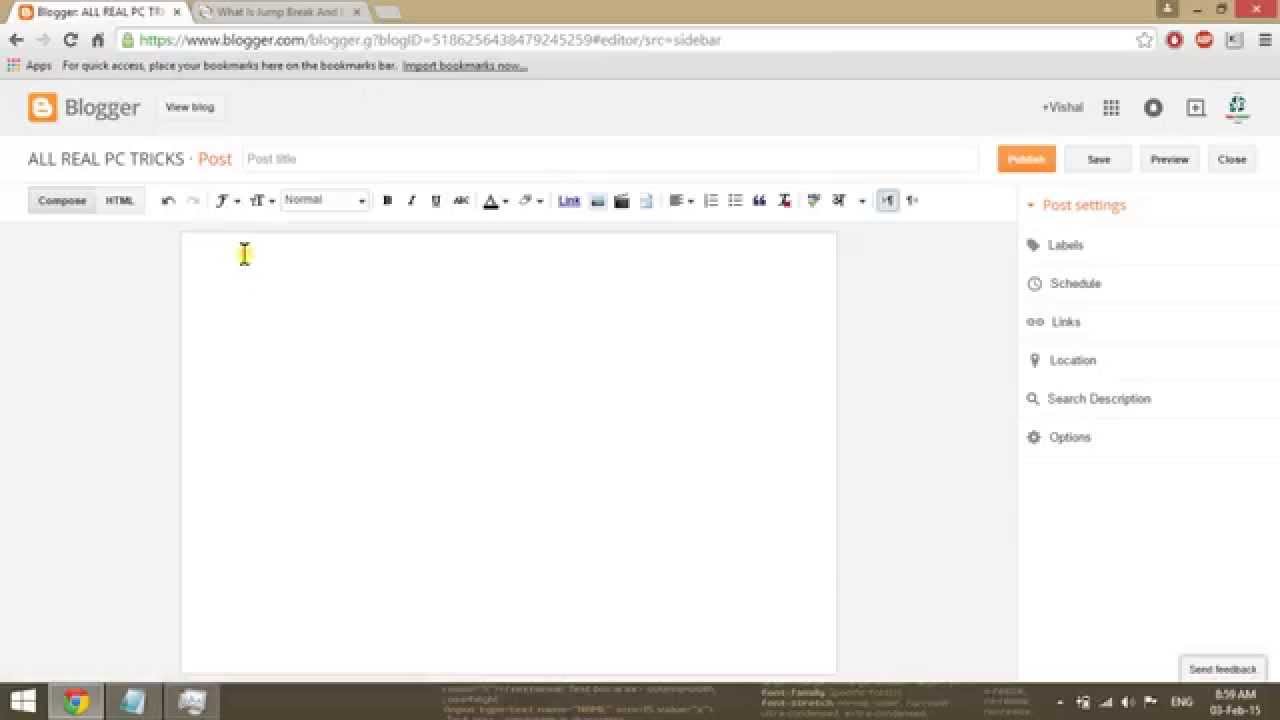 What Is Jump Break And How To Add Jump Break In A Blog Post - YouTube