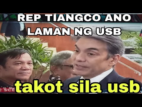 USB REP TIANGCO TAKOT SILA - YouTube
