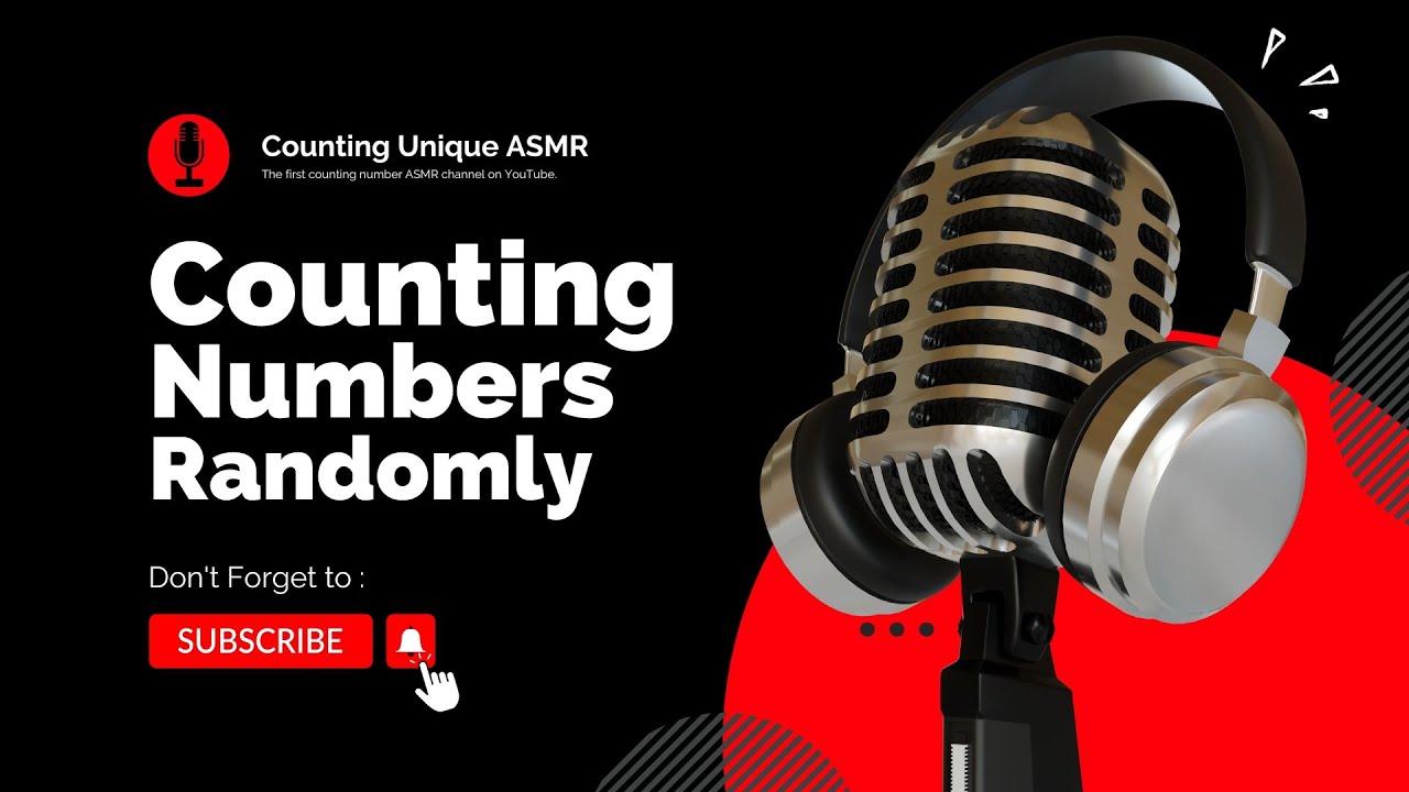 Counting Unique Numbers Randomly Till You Sleep ASMR with Fireplace ...