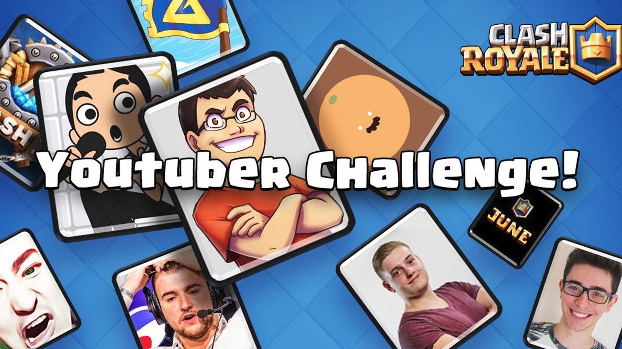 rage no DESAFIO DOS YOUTUBERs (Youtubers Challenge) ‹Clash Royale ...