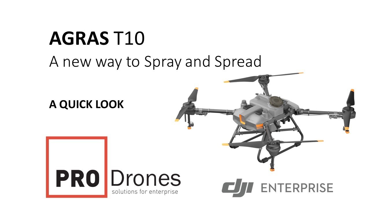 DJI AGRAS T10 a quick look - YouTube