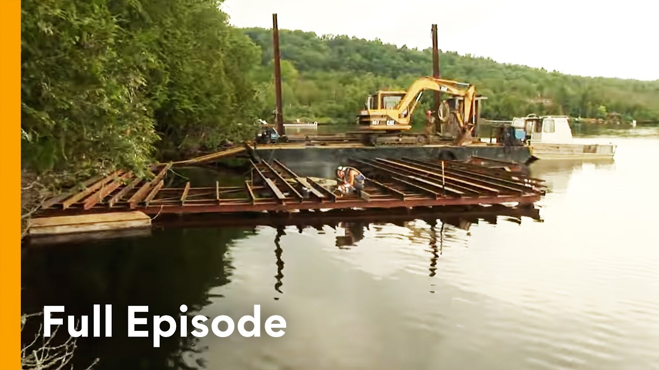 Building Gigantic Steel Dock | Decks, Docks and Gazebos S1 - YouTube