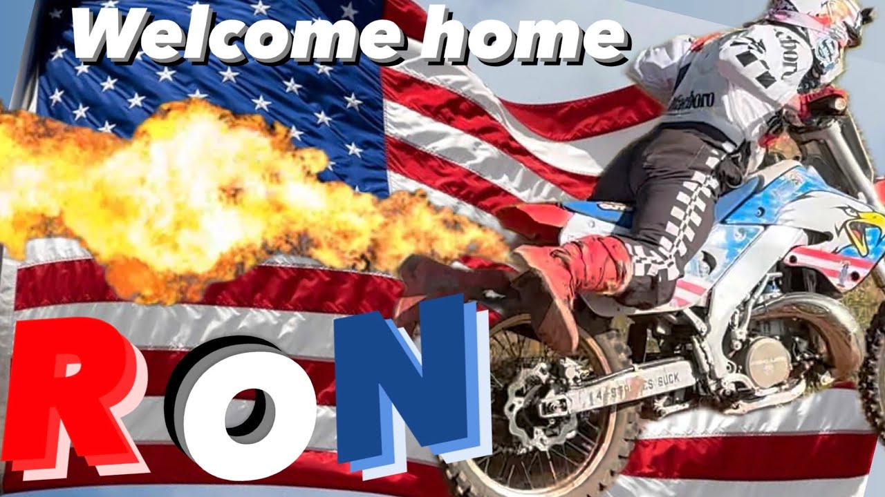 Ronnie Mac 69 HAULS aZZ ON 98 CR SCREAMIN EAGLE! WELCOME HOME RON🇺🇸 ...