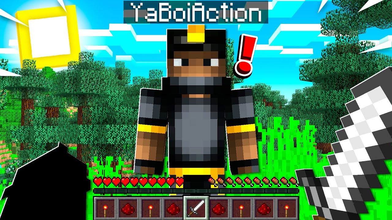 HE QUIT when HE SAW NULL in This MINECRAFT WORLD! (Minecraft Trolling) - YouTube