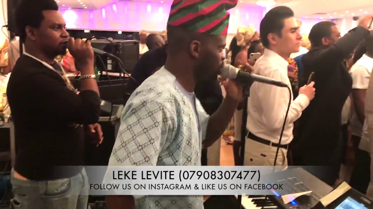 Leke Levite | Wedding Party | covering Gospel songs with his style of ...