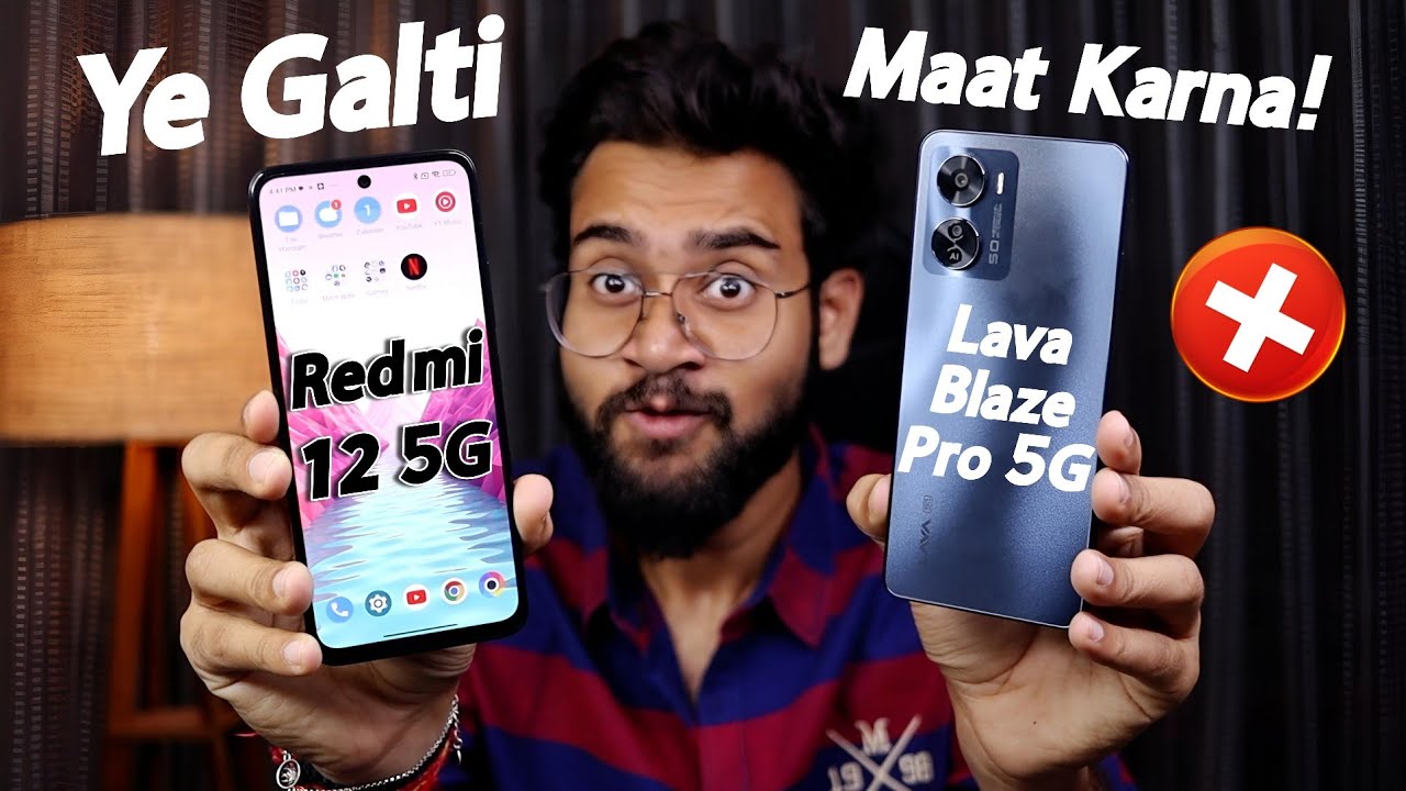Redmi 12 5G vs Lava Blaze Pro 5G *Full Comparison* ⚡ Best 5G Phone ...