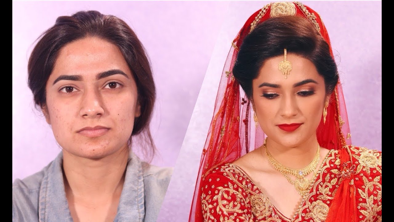 Nepali bridal makeup | Ksus kalology - YouTube