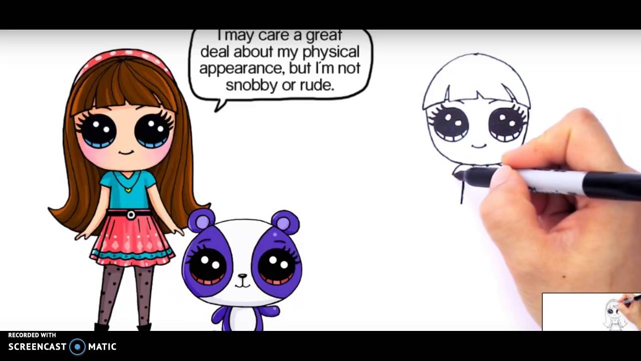 How To Draw Blythe Baxter - YouTube