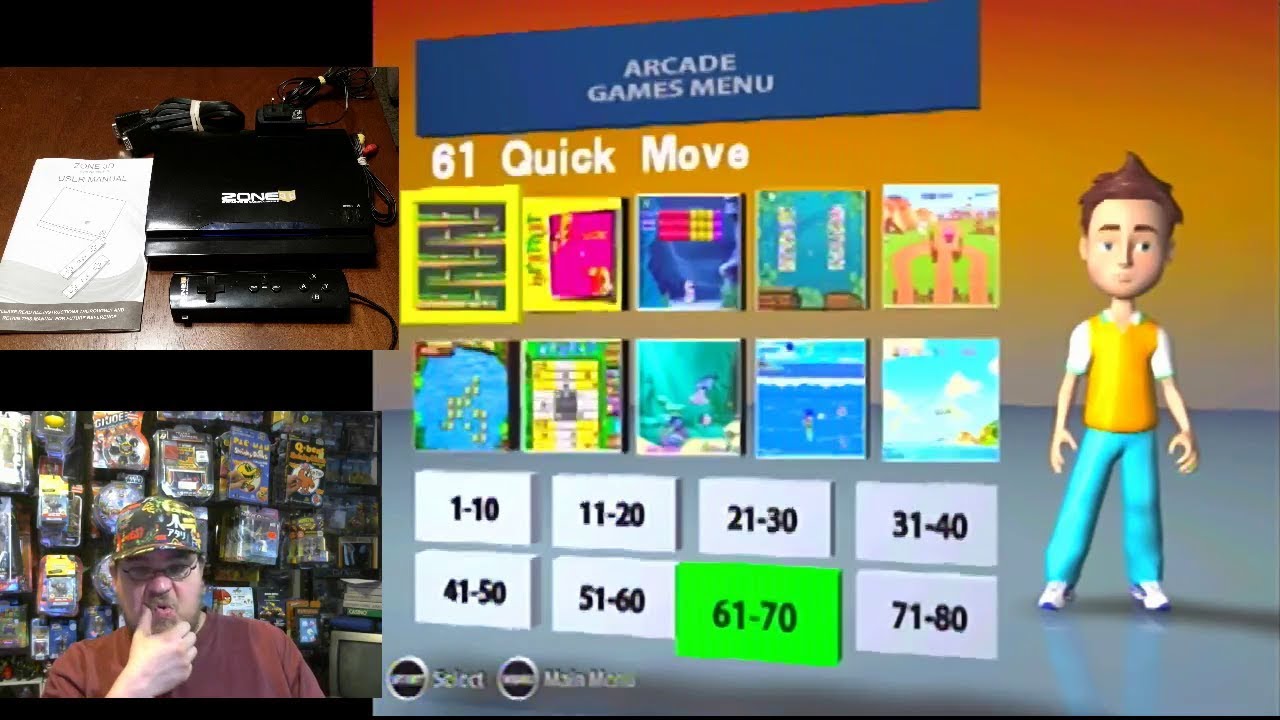 Zone Interactive 3D Gaming Console part 7: Arcade Games #61-70 brief ...