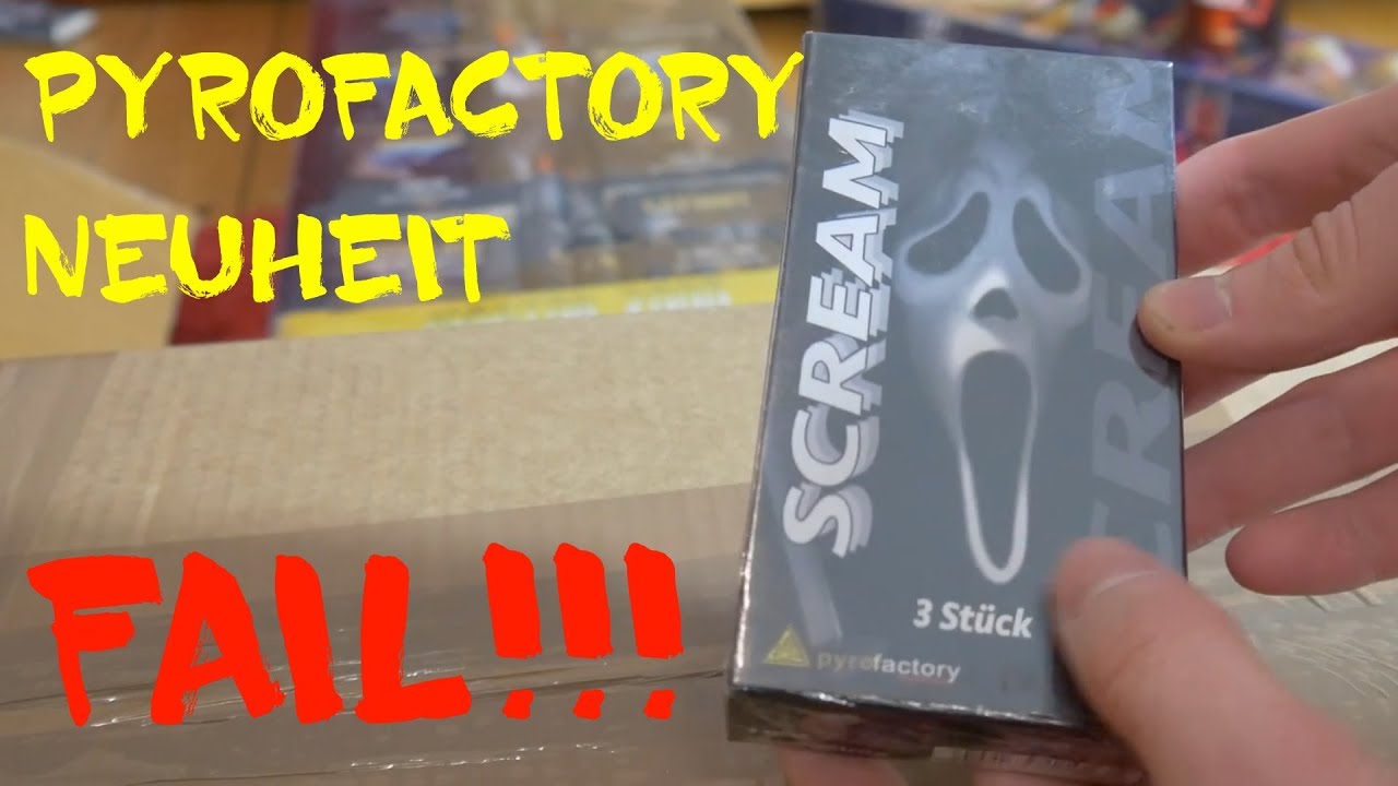 PYROFACTORY SCREAM BÖLLER - NEUHEIT FÜR SILVESTER 2017/2018 - YouTube