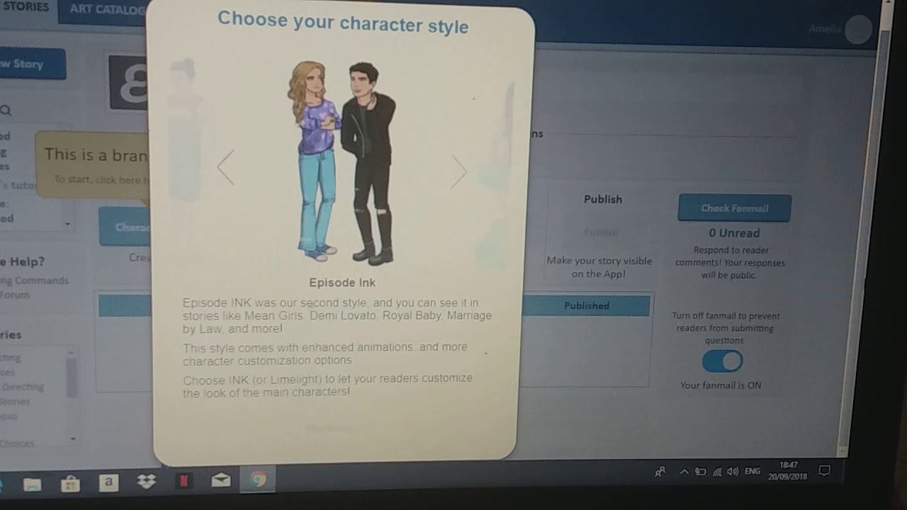 How to make an account on Episode Interactive + How to make characters ...