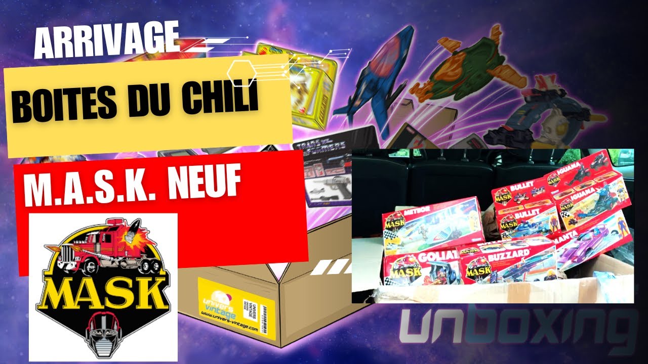 Unboxing Arrivage Mask Chili Univers Vintage - YouTube