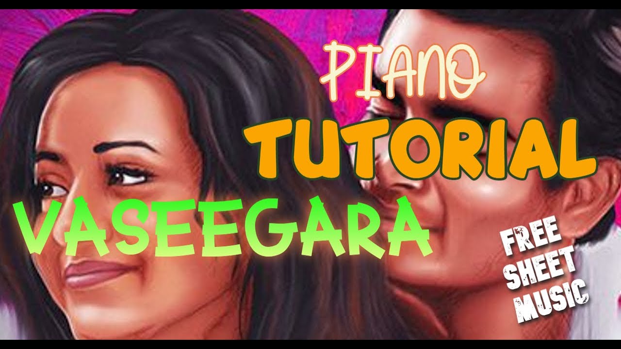 Vaseegara Piano Tutorial | Minnale Tamil Song | Easy & Romantic Melody ...