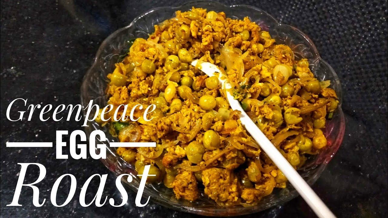 Green Peace Egg Rost | Evening snack recipe | Calicut beach special ...