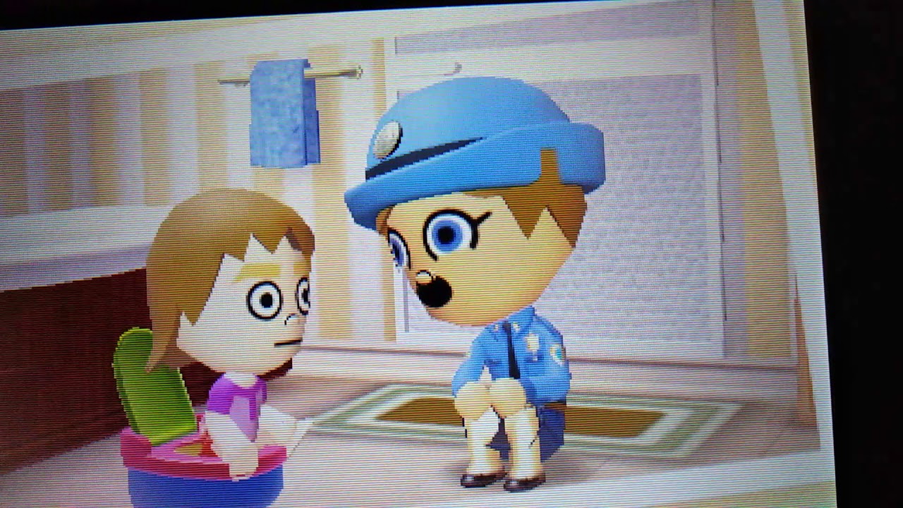 The first child mii on my island. - YouTube