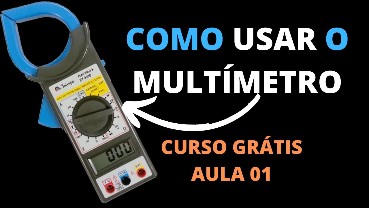 COMO TESTAR CONTINUIDADE COM MULTIMETRO - CURSO GRÁTIS AULA 01 - YouTube