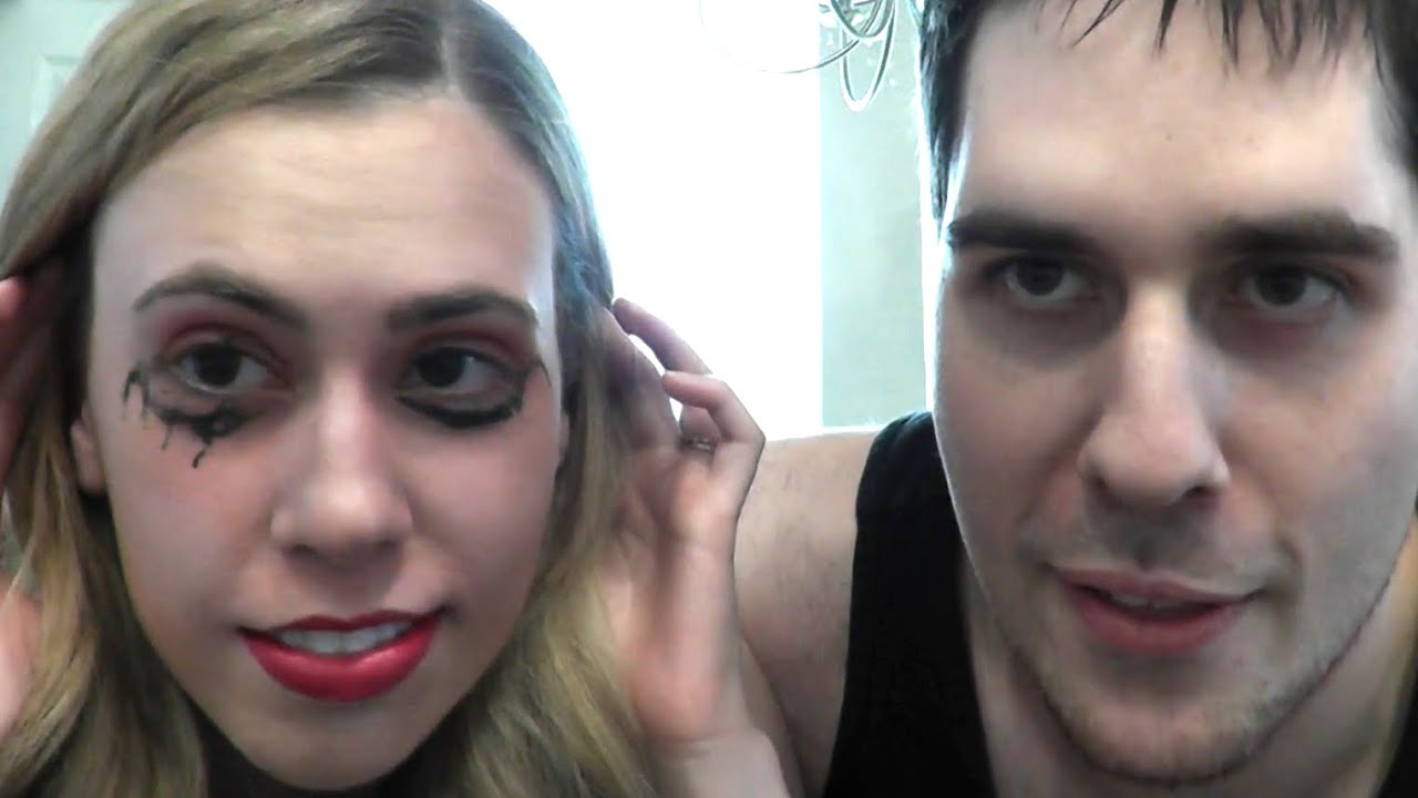 HUSBAND DOES MY MAKE UP CHALLENGE! - YouTube