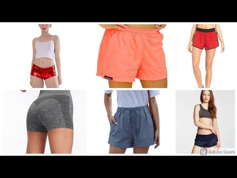 Latest Top 50 Nylon Women Shorts | Teenager Shorts | Brand New Latest Nylon Shorts for Ladies