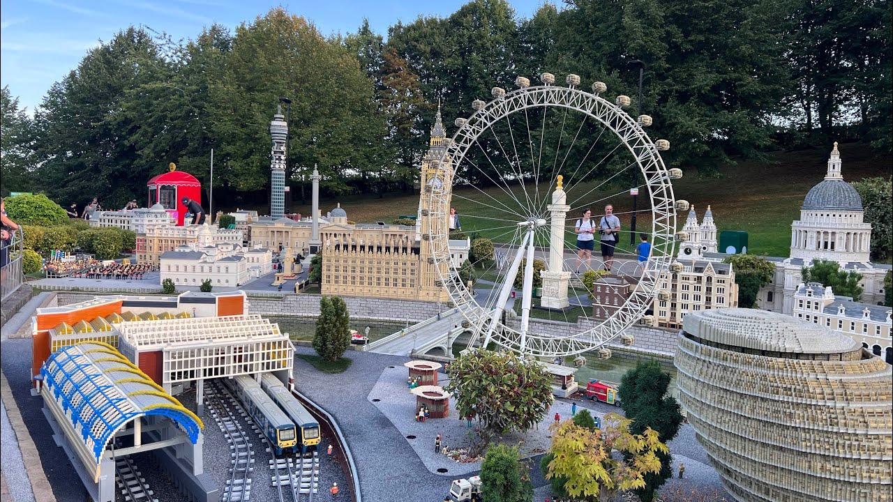 Trains at MiniLand - Legoland Windsor - YouTube