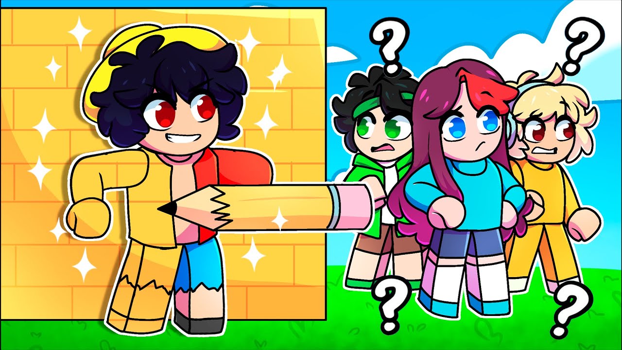 DIBUJA para ESCONDERTE en Roblox! 😱🎨 - YouTube