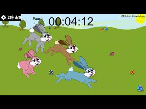 9 minute Easter Bunny Race - YouTube