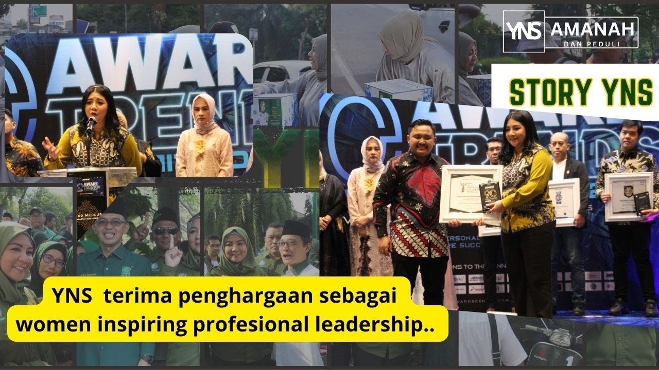 YNS mendapatkan penghargaan Women Inspiring Profeisonal Leadership ...