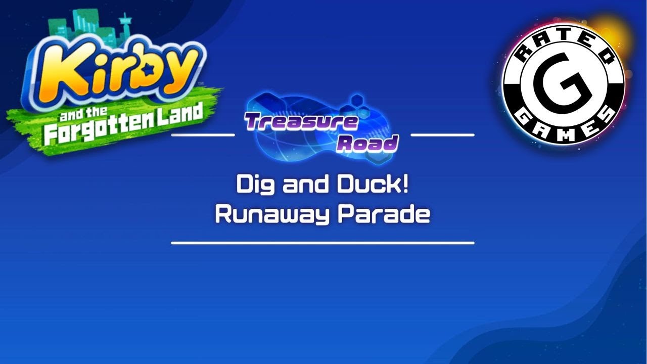 Dig and Duck! Runaway Parade ⭐ Kirby and the Forgotten Land Treasure ...