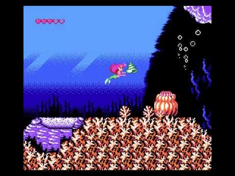 Little Mermaid NES Gameplay - YouTube