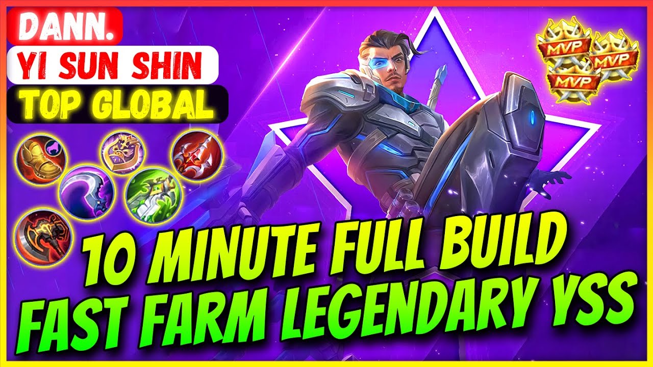 10 MINUTE FULL BUILD, Fast Farm Legendary YSS [ Former Top 1 Global Yi ...